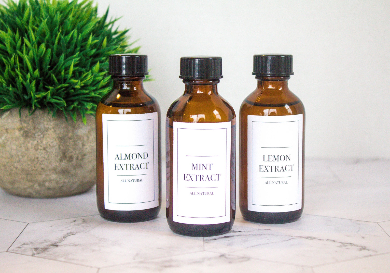 SET of 30 Baking Extract Labels - INSTANT DOWNLOAD - Baking Cabinet ...