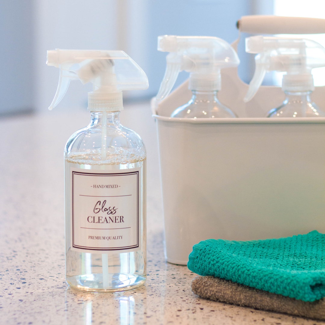 SET of 28 Cleaning Bottle Labels - INSTANT DOWNLOAD - Labeling ...