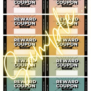 EDITABLE Kids Reward Cards | Kids Good Behavior Coupon | Positive ...