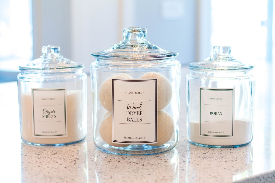 EDITABLE Laundry Room and Cleaning Labels INSTANT DOWNLOAD - Etsy