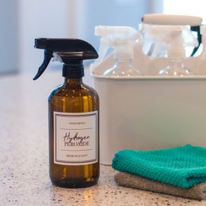 SET of 28 Cleaning Bottle Labels - INSTANT DOWNLOAD - Labeling ...
