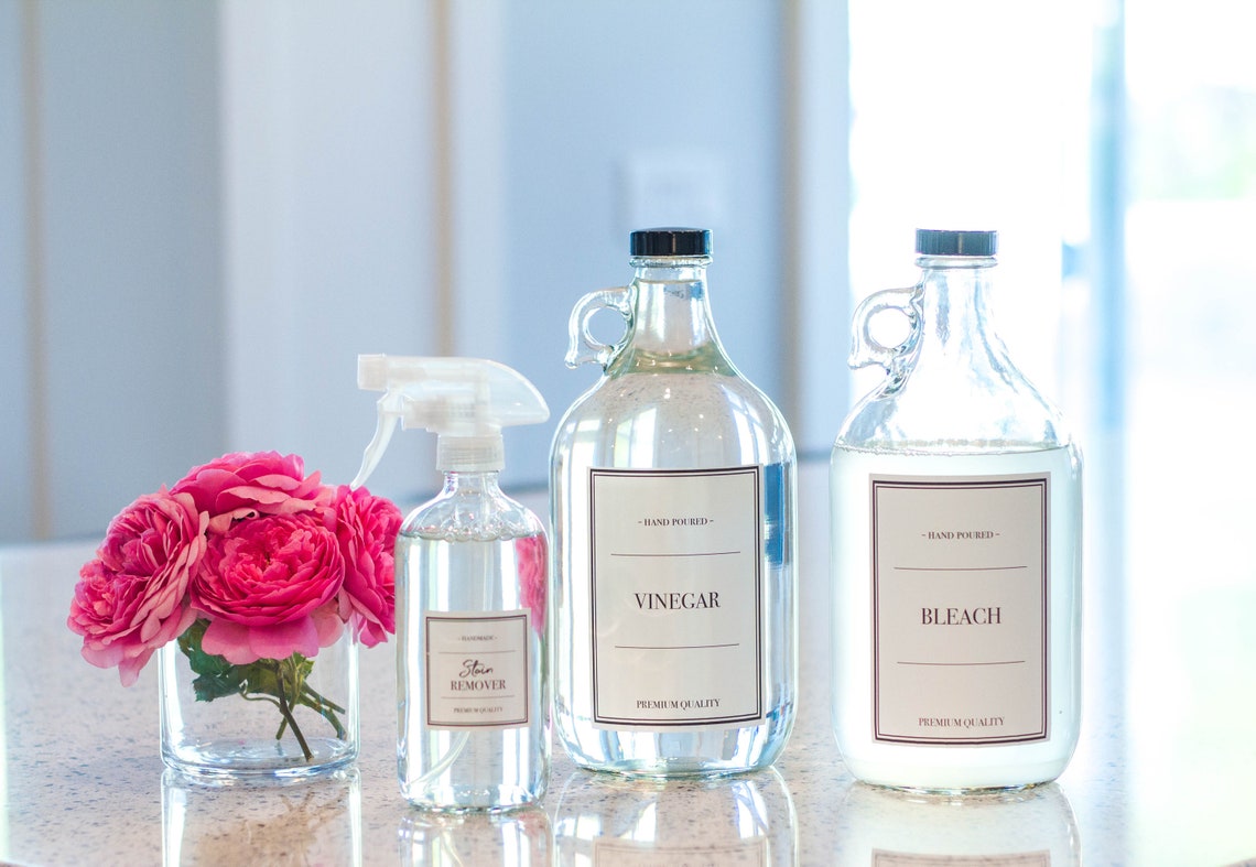 EDITABLE Laundry Room and Cleaning Labels INSTANT DOWNLOAD - Etsy