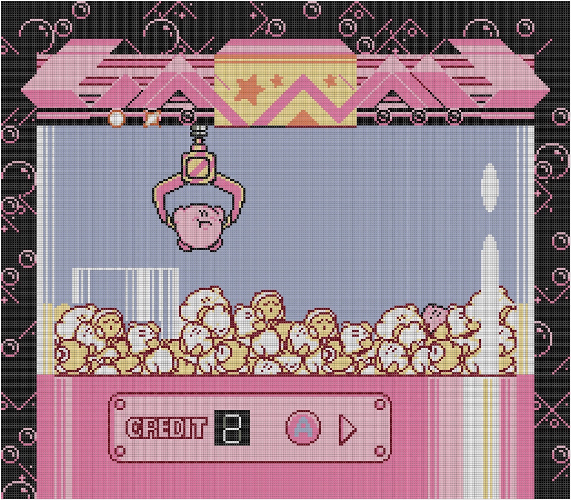 Kirby's Adventure UFO Catcher Claw Machine Crane Game | Etsy