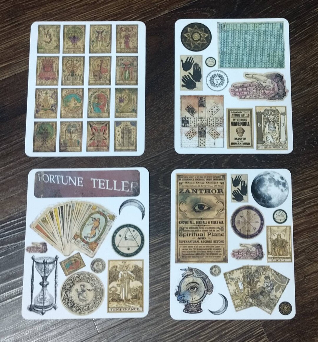 Fortune Teller Sticker Set. Divination Stickers. Planner Stickers. - Etsy