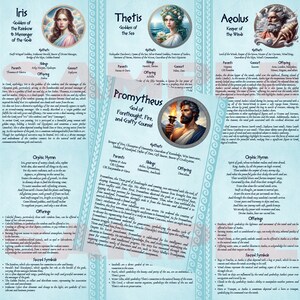 Greek GODS and GODDESSES Vol.3 Instant Digital Download Printable Book ...