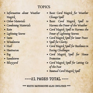 WEATHER MAGICK | Instant Digital Download Printable Book of Shadows ...