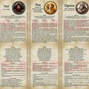 CELTIC GODS & GODDESSES Vol.3 | Instant Digital Download Printable Book ...