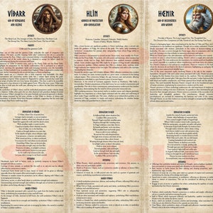 NORSE GODS & GODDESSES Vol.3 | Instant Digital Download Printable Book ...