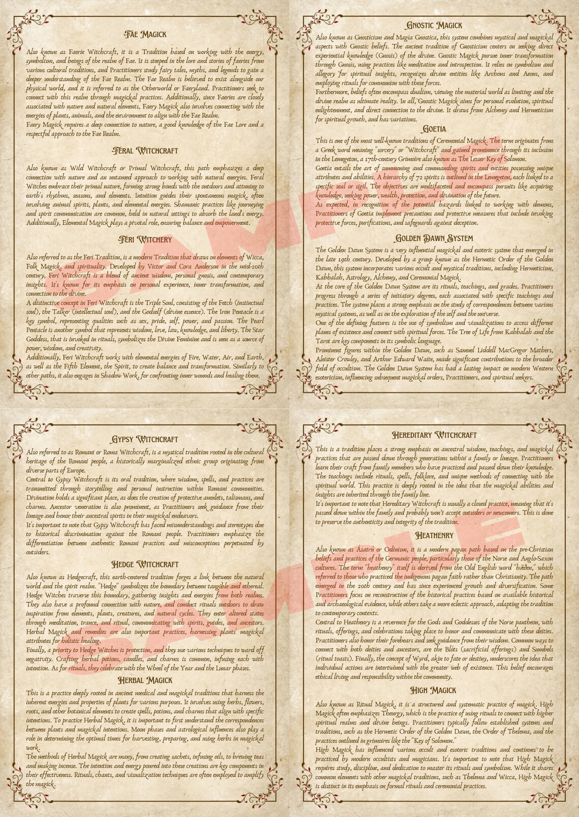 91 Types of Witchcraft, Traditions, Paths and Magickal Systems for ...