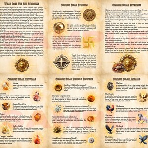 European SOLAR Deities | Digital Printable Pages | Sizes A4 & 8.5''x11 ...