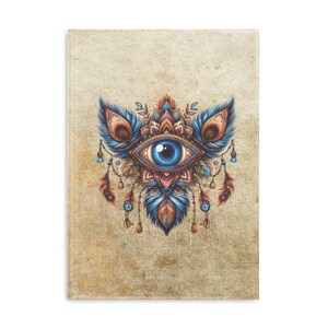 Evil Eye Hardcover Notebook With Puffy Covers | Perfect for Book of ...