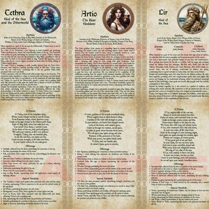 CELTIC GODS & GODDESSES Vol.3 | Instant Digital Download Printable Book ...