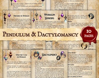 ANGELIC CRYSTALS Digital Download Printable Book of Shadows / Grimoire ...