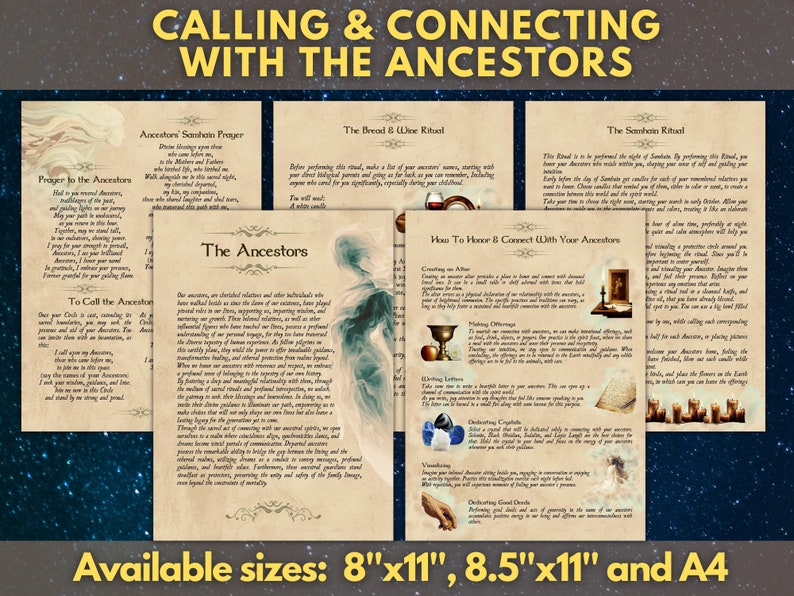 Calling and Connecting With the Ancestors Instant Digital Download Book ...