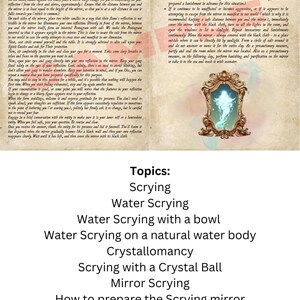 SCRYING | Instant Digital Download Printable Book of Shadows / Grimoire ...