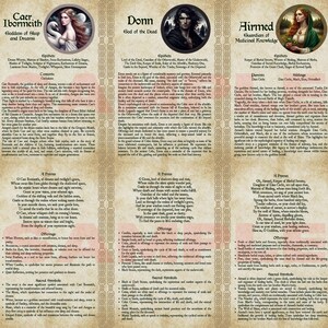 CELTIC GODS & GODDESSES Vol.3 | Instant Digital Download Printable Book ...