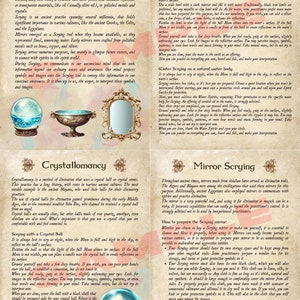 SCRYING | Instant Digital Download Printable Book of Shadows / Grimoire ...