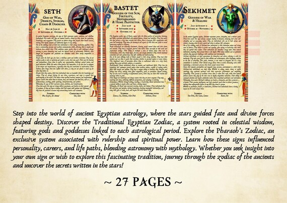 Egyptian zodiac signs seth 60 photos - Astrologytoyou.com