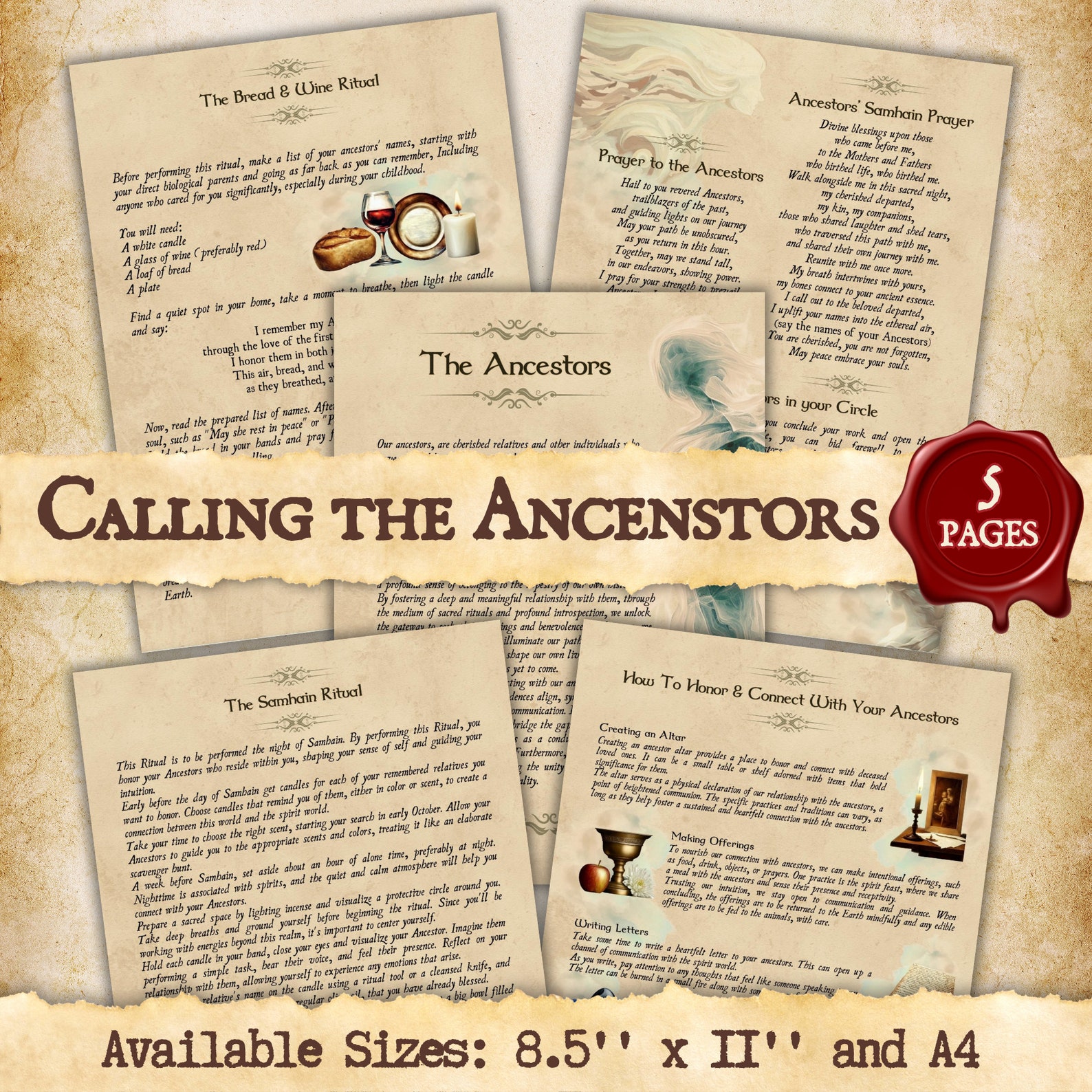 Calling and Connecting With the Ancestors Instant Digital Download Book ...