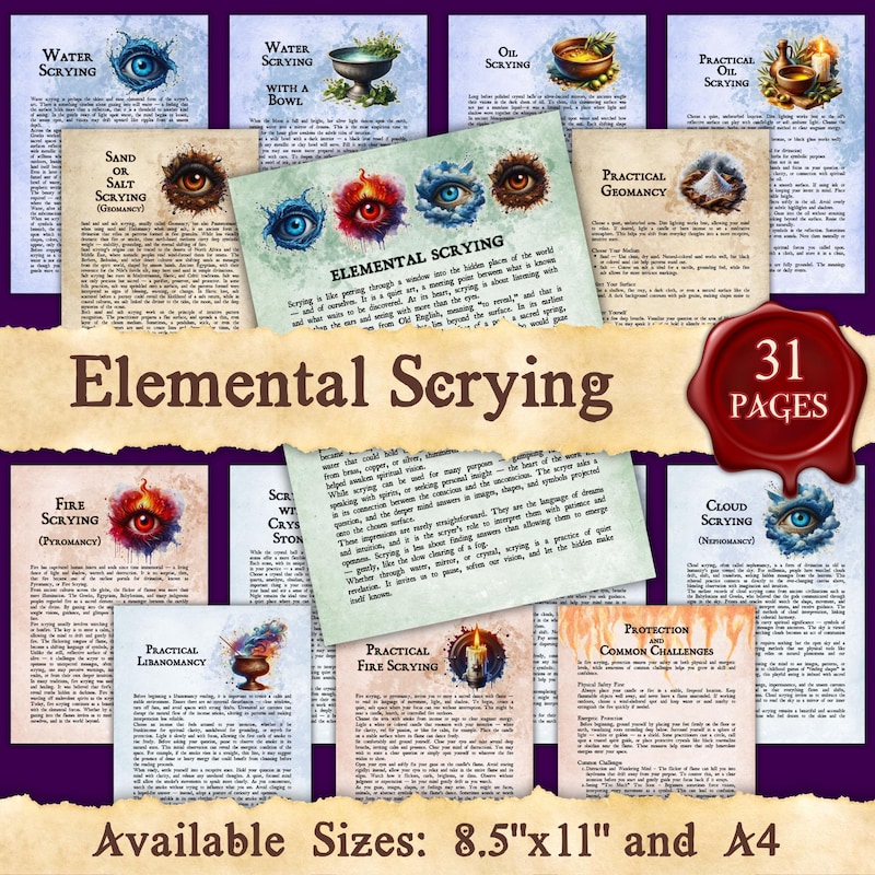 8 in Scrying Mirror - Etsy