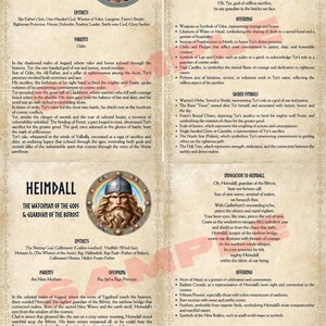 NORSE GODS & GODDESSES Vol.1 | Instant Digital Download Printable Book ...