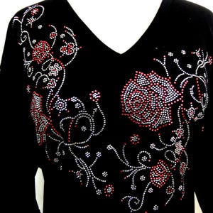 Plus Size Full Length Leggings Embellished Rhinestone Trailing Pink ...