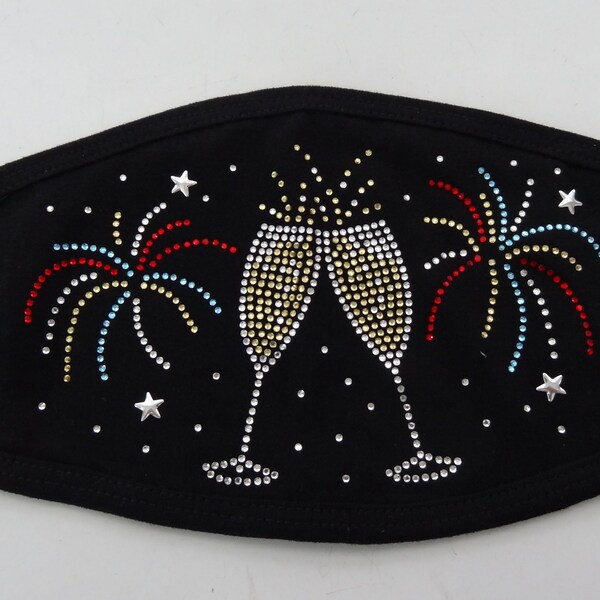 Bling Face Mask With Filter - Etsy