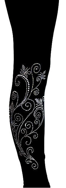 Plus Size Full Length Leggings Embellished Rhinestone Crystal | Etsy