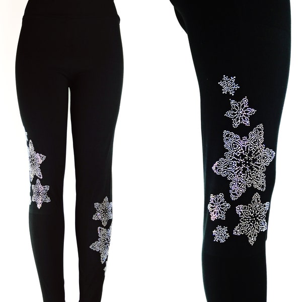 Snowflake Leggings - Etsy