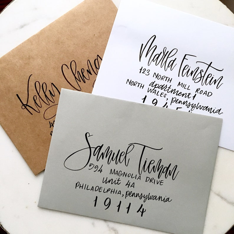 Most realistic handwriting font for addressing envelopes - summitvfe
