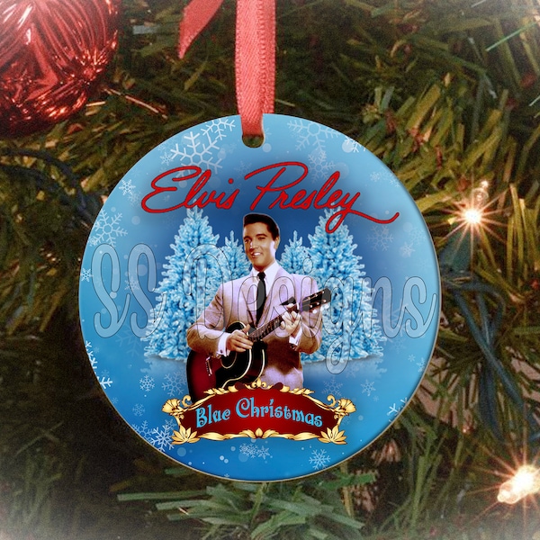 Elvis Presley Christmas Tree Decorations - Etsy