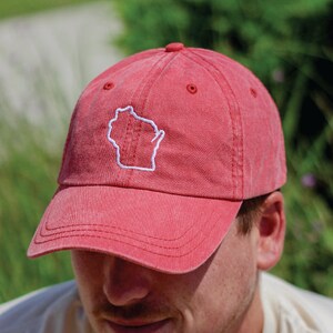 Wisconsin Cap unisex Small Wisconsin Hat, Wisconsin Embroidered Cad Cap ...