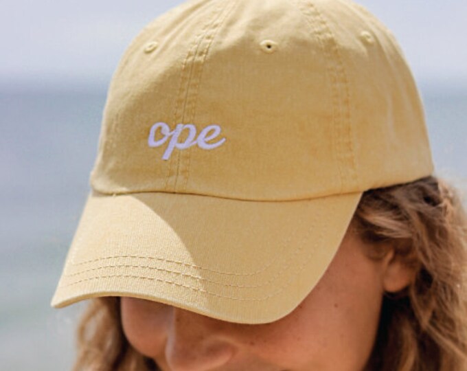Ope Cap (unisex) Wisconsin Ope Hat, Midwest Baseball Cap, Midwesterner ...