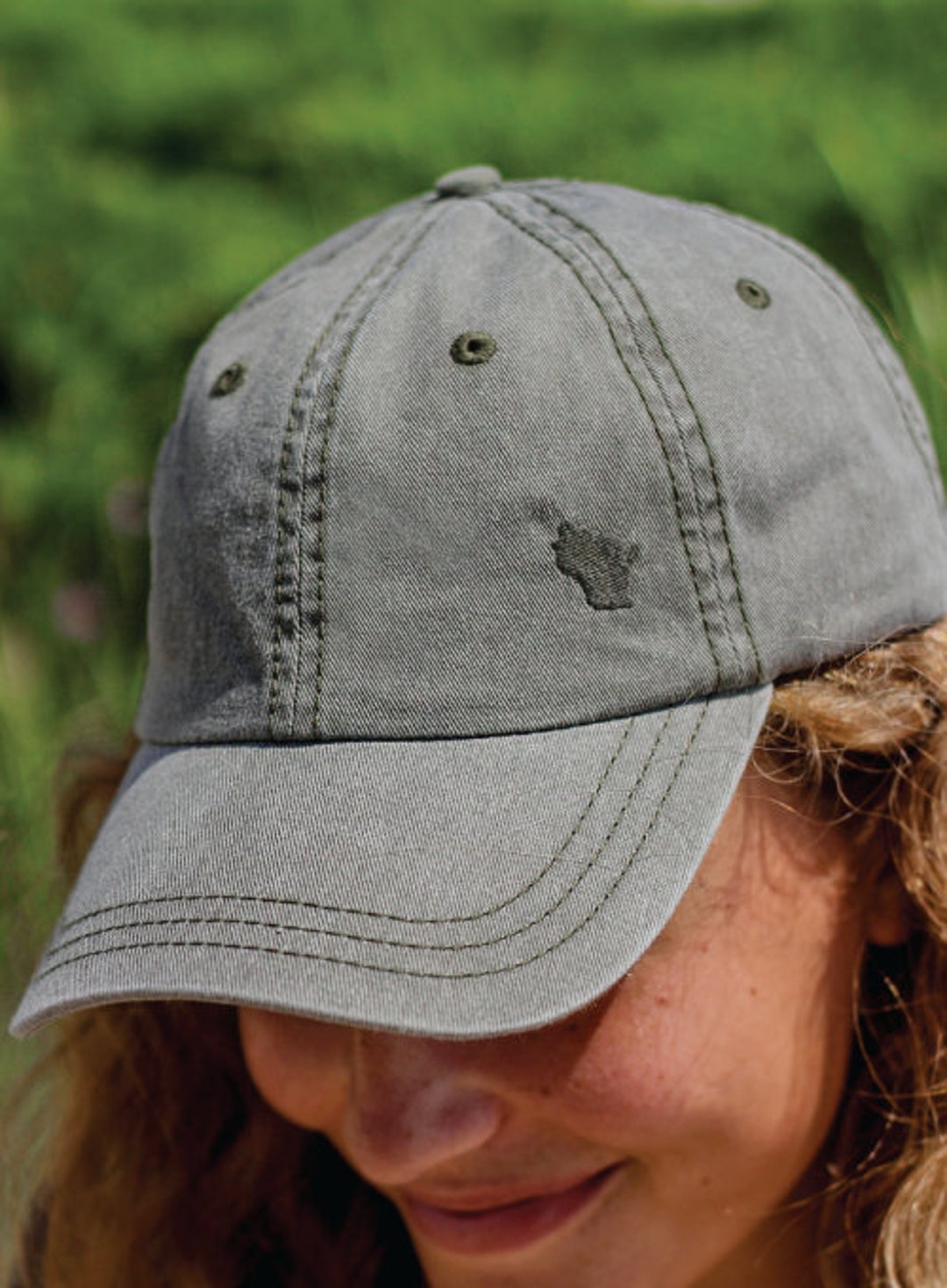 Subtle Wisconsin Cap (unisex) Small Wisconsin Hat, Wisconsin ...