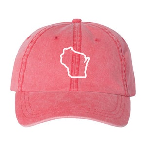 Wisconsin Cap unisex Small Wisconsin Hat, Wisconsin Embroidered Cad Cap ...