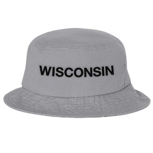 Wisconsin Bucket Hat (unisex) Wisconsin Badgers Bucket Hat, Wisconsin ...