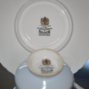 Vintage Paragon Fine Bone China Pale Blue Cup and Saucer With - Etsy