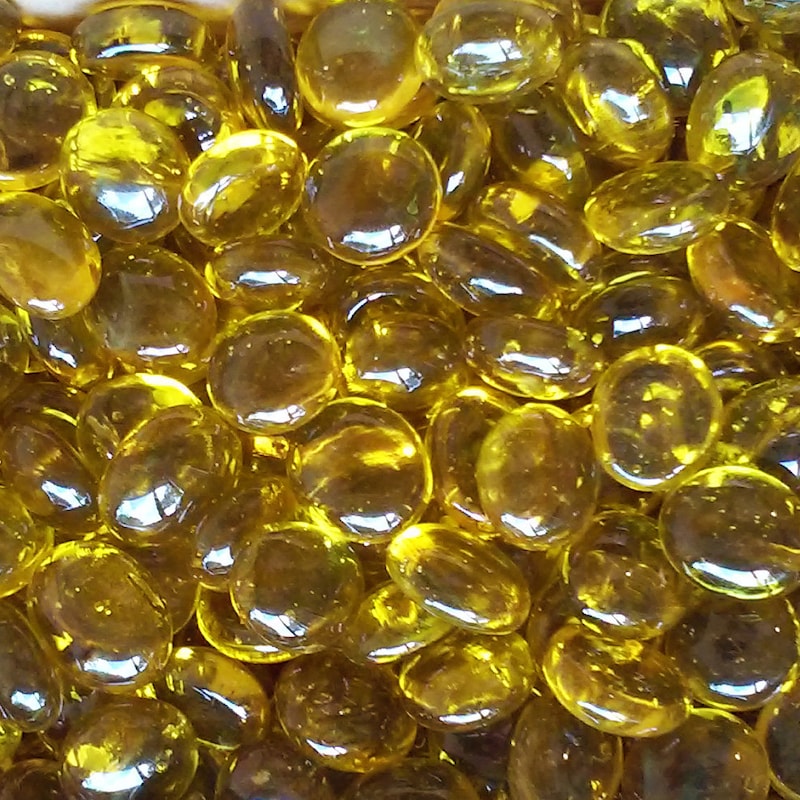Mini Glass Gems Pebbles - Etsy