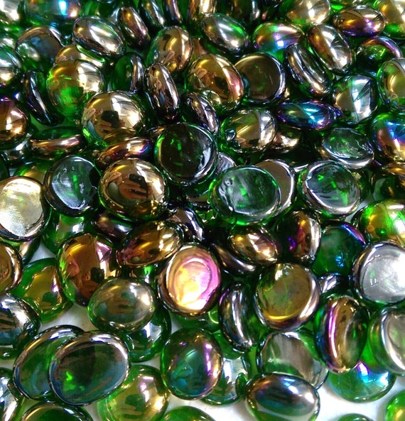 Small Glass Pebbles