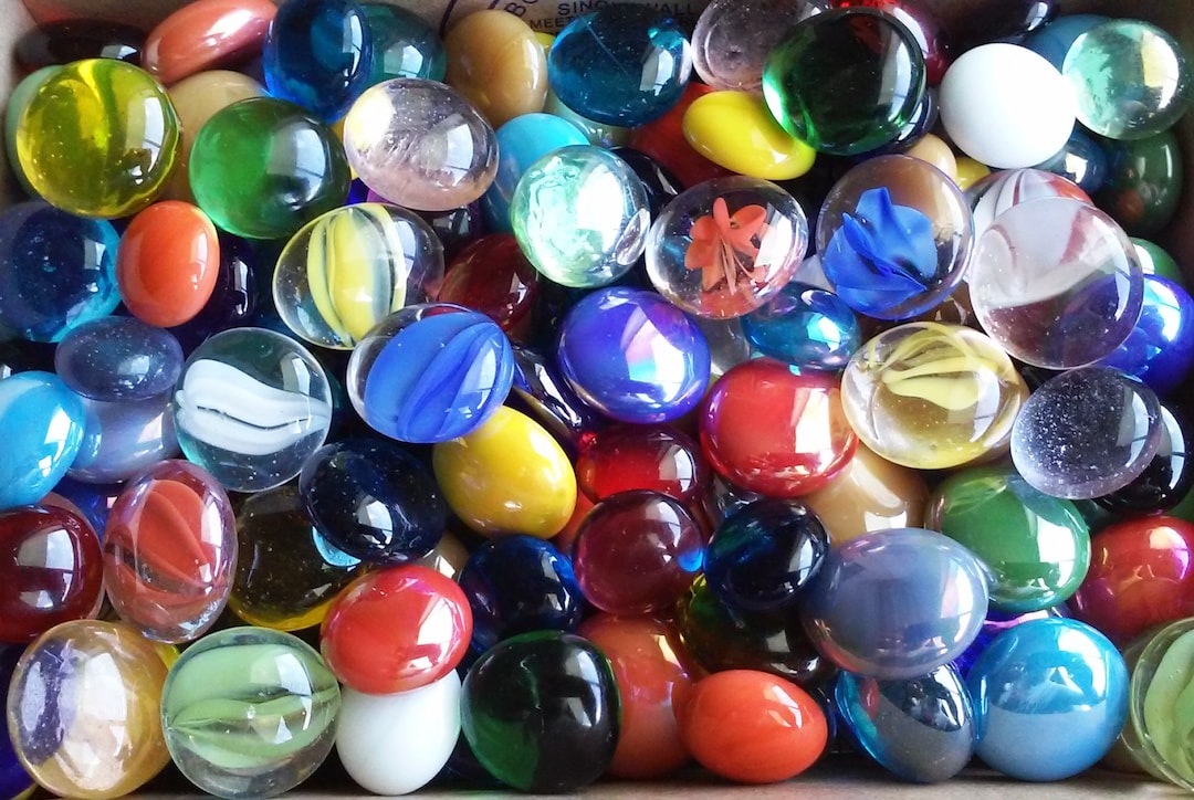 Creative Stuff Glass - Mixed Colors Glass Gems Stones, Mosaic Pebbles ...