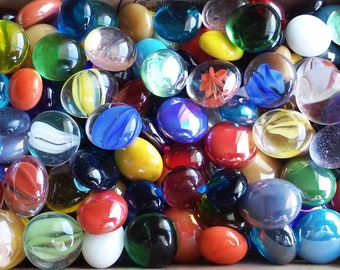 Creative Stuff Glass Mixed Colors Glass Gems Stones, Mosaic Pebbles ...