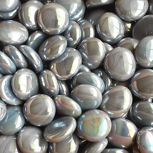 25 Mixed Colors Glass Gems Stones Mosaic Pebbles Centerpiece - Etsy