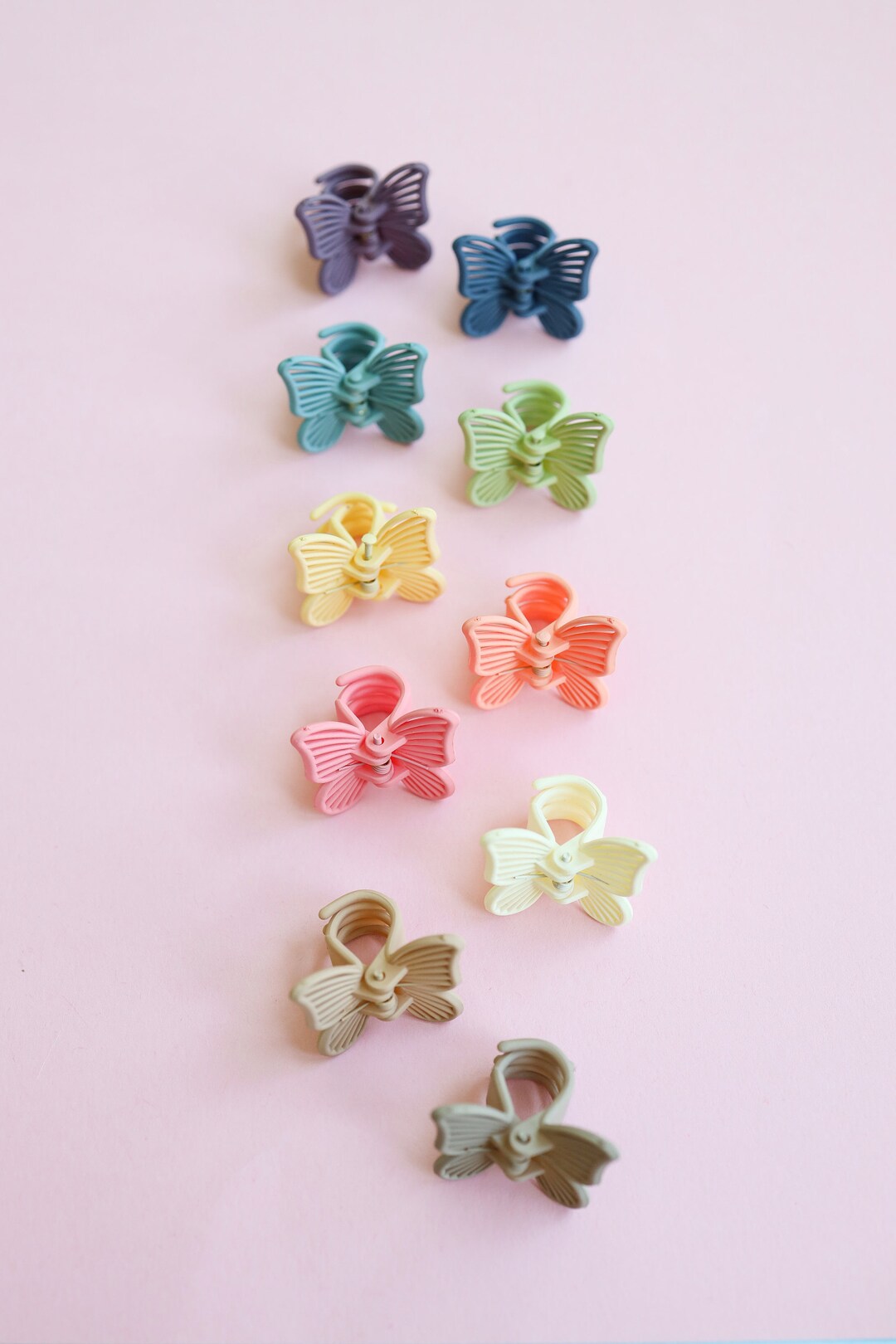 10 Baby Butterfly Claw Clips, Butterfly Claw Clips, Mini Claw Clips ...