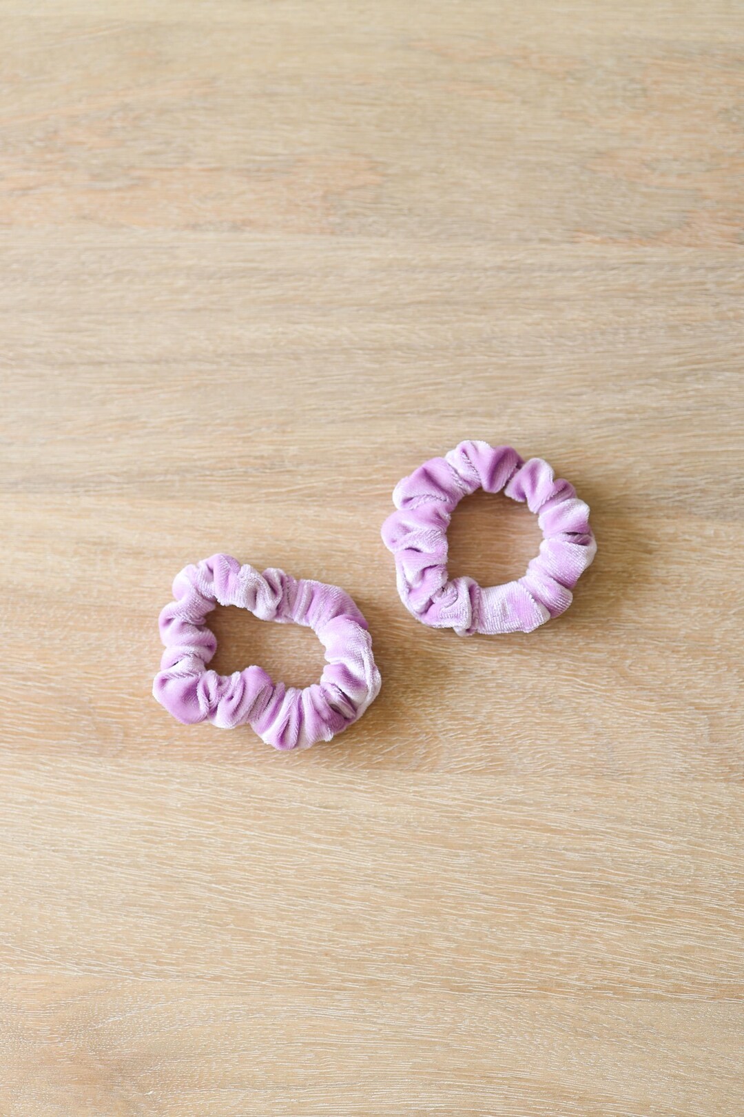 2 Pack Toddler Pigtail Scrunchies, Purple Scrunchies, Velvet Scrunchies ...
