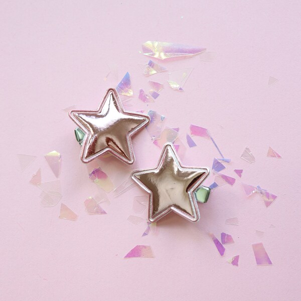 Star Hair Clips - Etsy