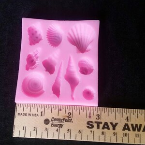 Seashell Silicone Mold 3d Sea Shell Fondant - Etsy