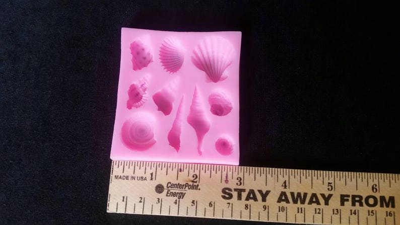 Seashell Silicone Mold 3d Sea Shell Fondant - Etsy