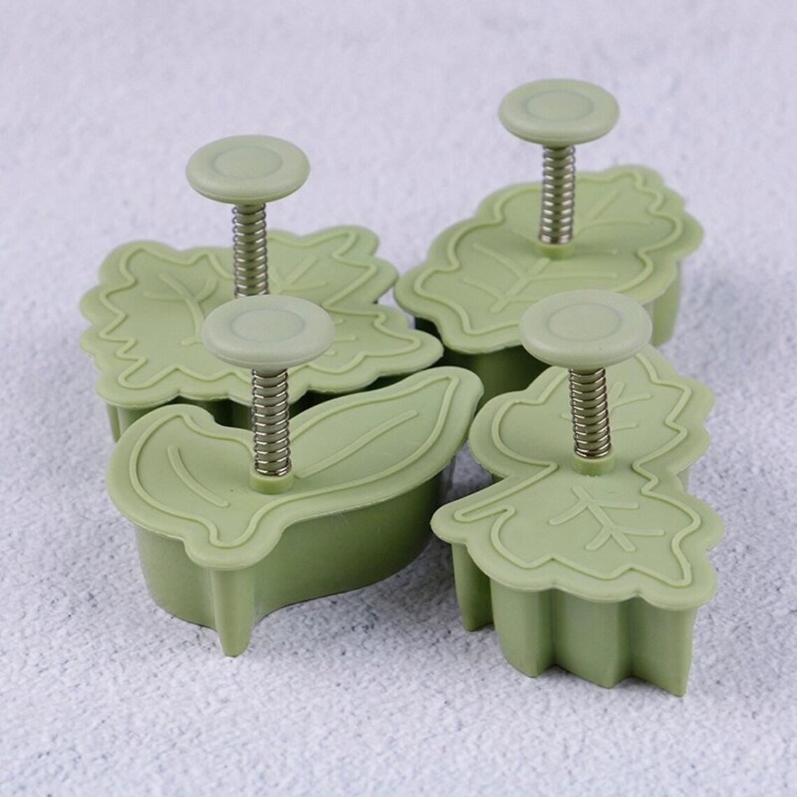 Leaves Shape Biscuit Plunger Cookie Cutter Fondant Mold Paste Sugar ...