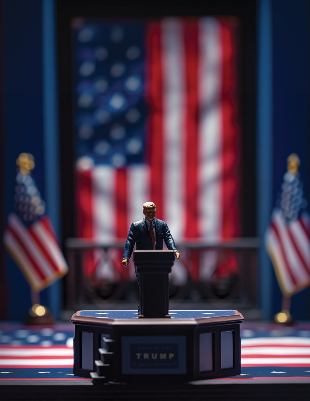 Miniature Donald Trump 2024 - Digital Campaign Poster - PNG - Etsy
