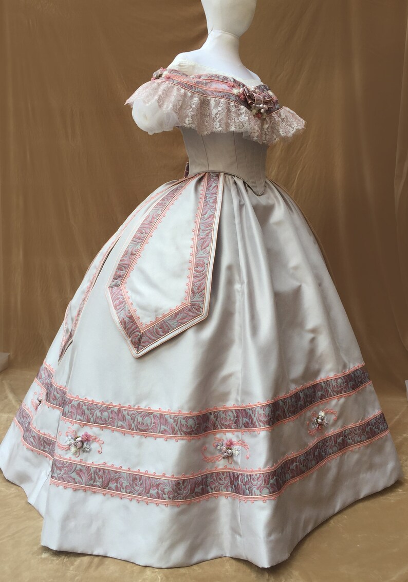 1860s Ballgown Victorian Dress Etsy Italia